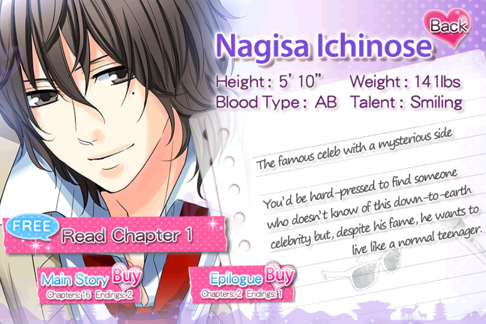 I don't want to leave this ( Otome game ) world ~! ^w^: Nagisa Ichinose (Class Trip Crush)